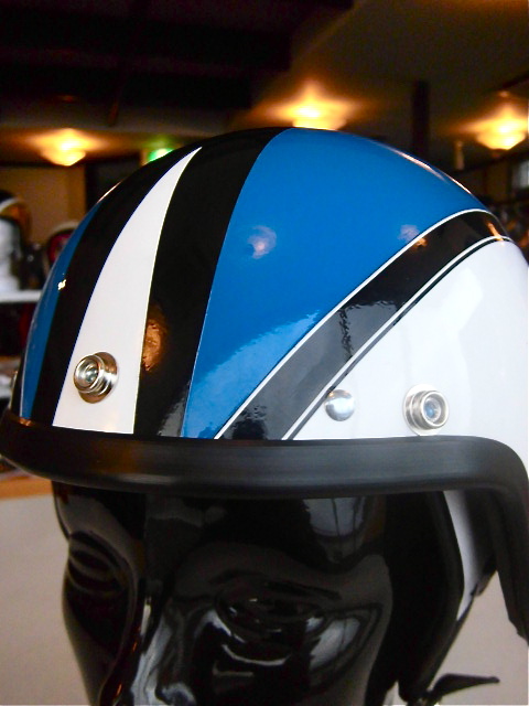 BLUE FLASH SPACE ROCKET Helmet: D.Lewis