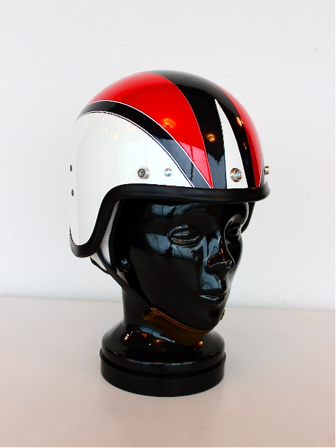 Rocket Helmet SPACE ROCKET -RED Flash-: D.Lewis