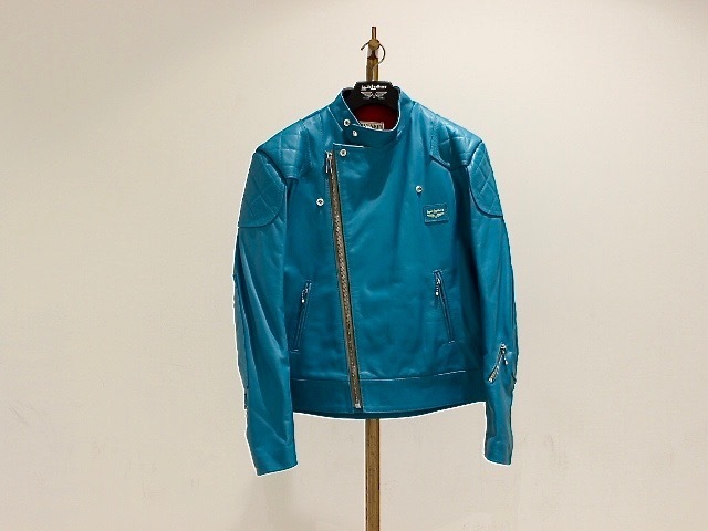 Turquoise blue jacket: D.Lewis